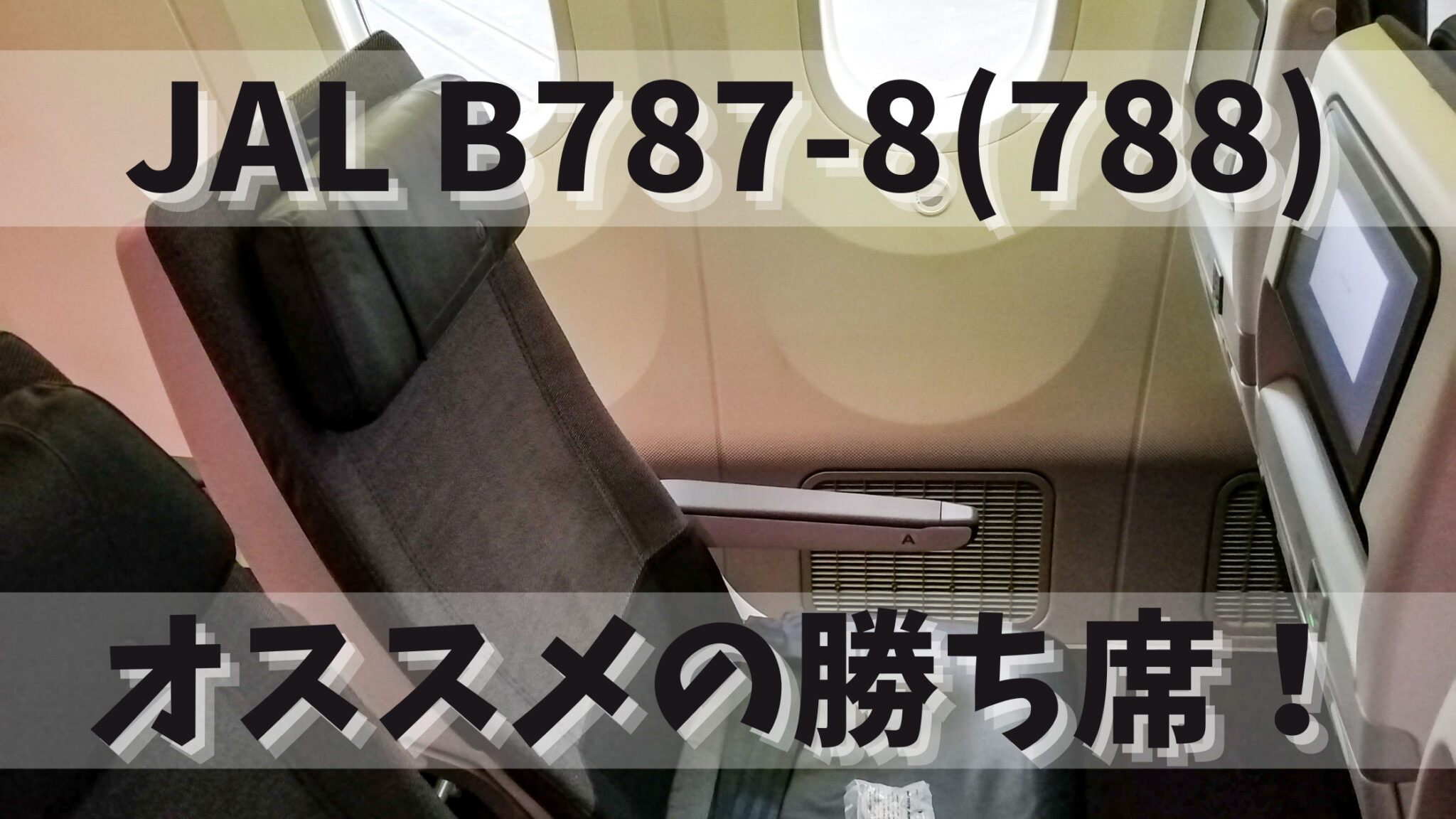 JALボーイングB787-8(788)おすすめの座席！勝ち席はここだ！ | シテイリョウコウ